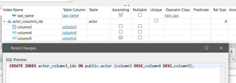 [postgresql] issue on sort in index · Issue #3085 · dbeaver/dbeaver · GitHub