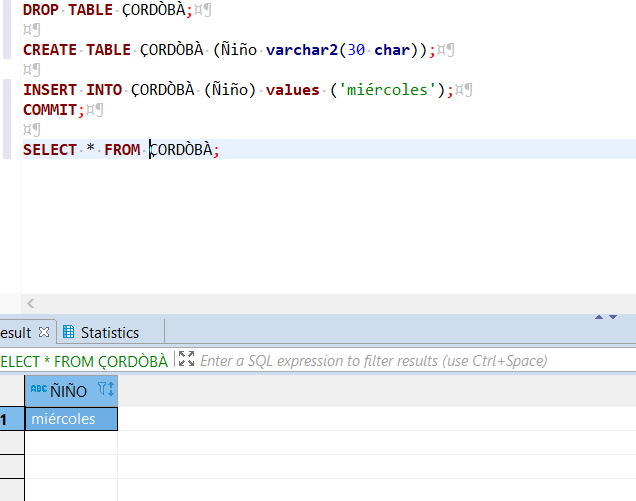 Not displaying table data when using extended ASCII characters in ...