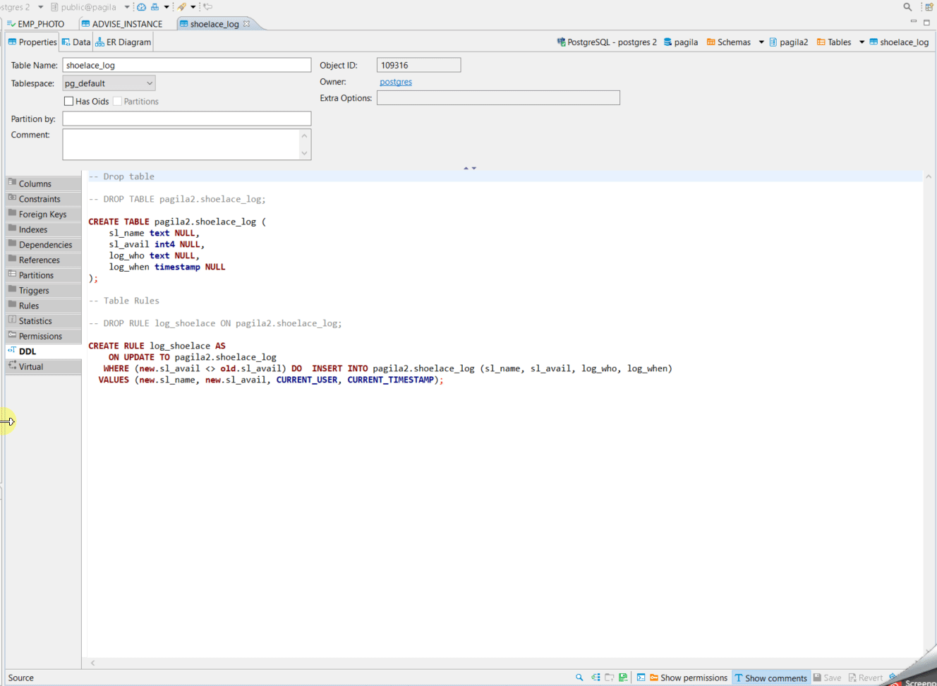 Postgresql Rules Are Not Shown In Table Ddl · Issue 8723 · Dbeaverdbeaver · Github