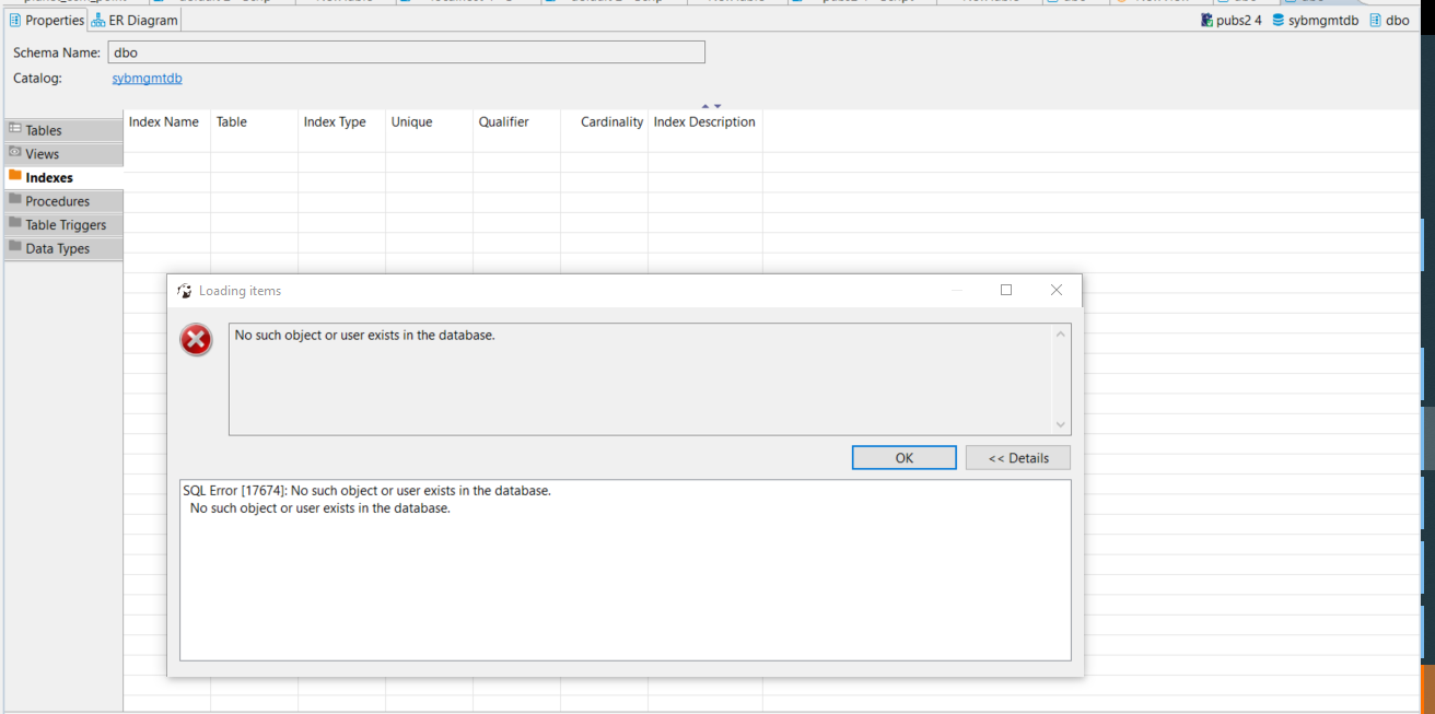 Error appears while opening Indexes for Schema · Issue #9312 · dbeaver ...