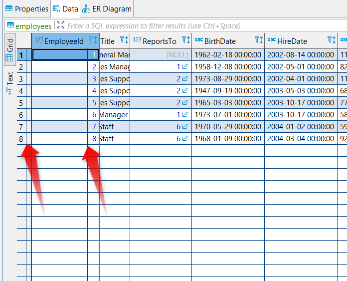 Grid lines of the next columns are visible in pinned columns · Issue #9634 · dbeaver/dbeaver ...