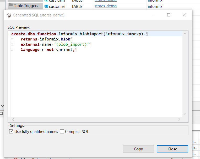Generating Ddl Sql From Procedures Does Not Work In Informix · Issue 8572 · Dbeaver Dbeaver