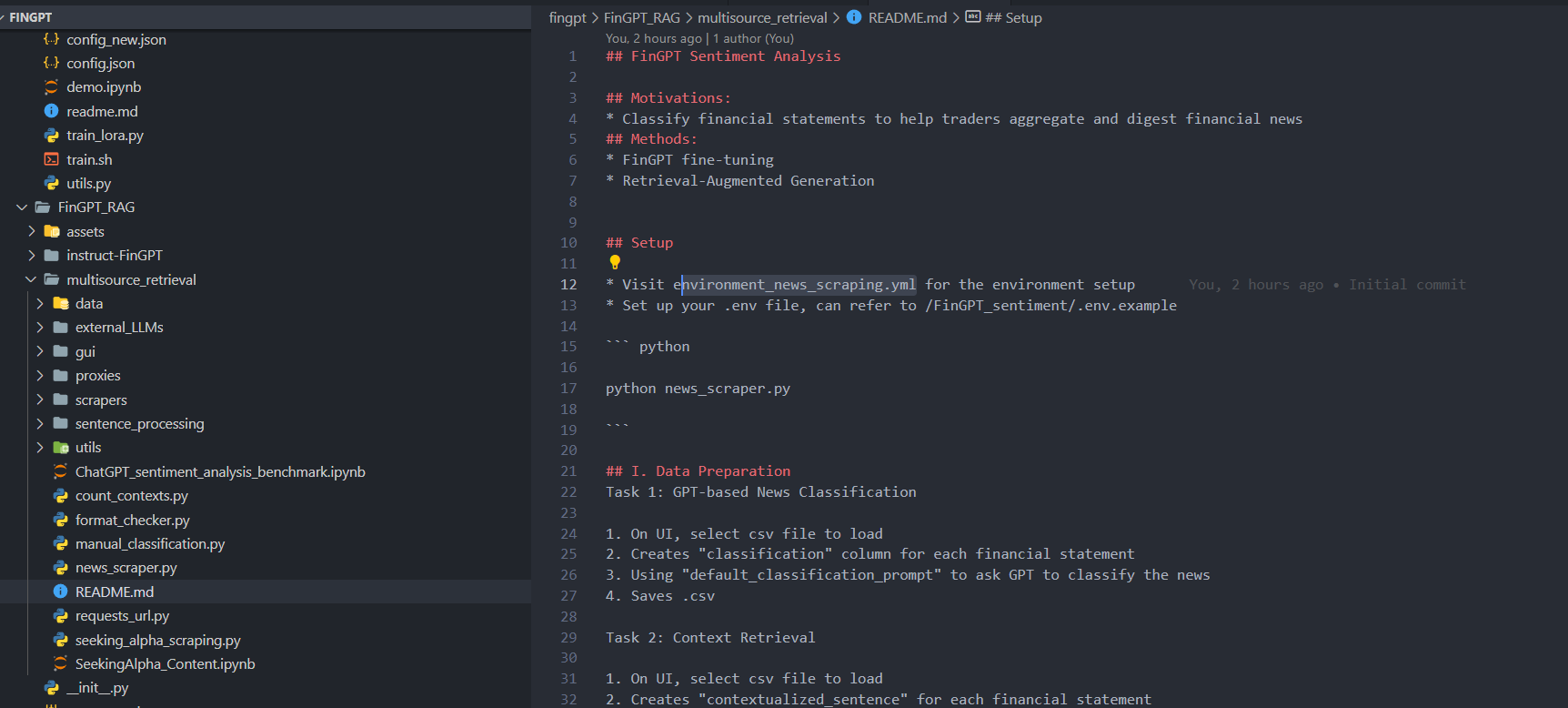 File missing thats suggested in readme. · Issue #116 · AI4Finance-Foundation/FinGPT · GitHub