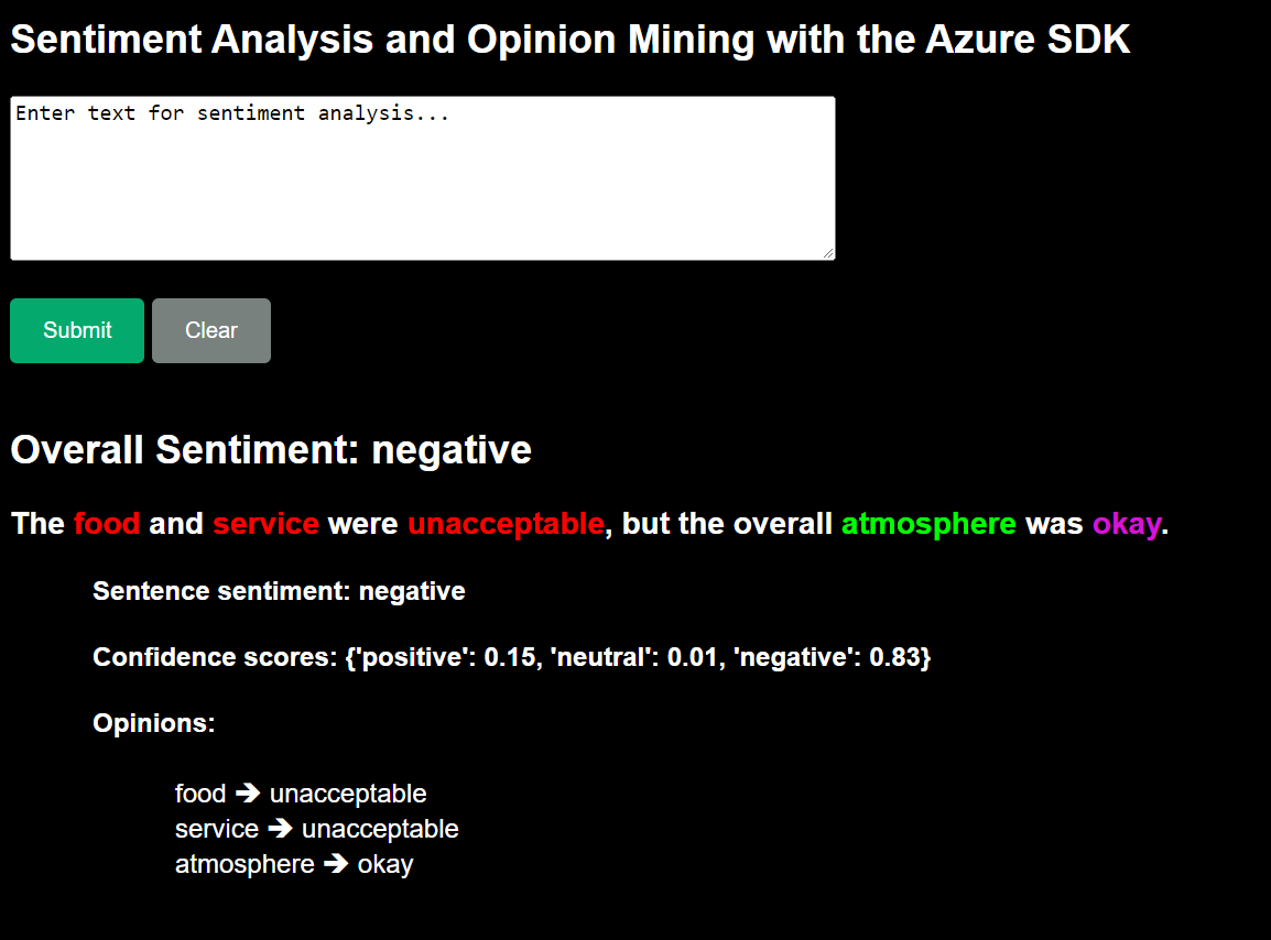 GitHub - Azure-Samples/pycon2022-azure-sdk-textanalytics: Sentiment analysis and opinion mining ...