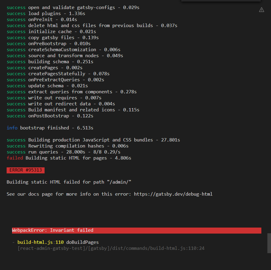 Compatibility with Gatsby · Issue #4893 · marmelab/react-admin · GitHub