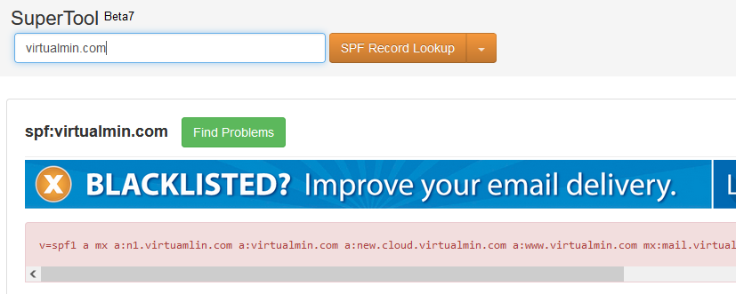 Virtualmin's website SPF records are faulty - Cannot register on forum · Issue #560 · virtualmin ...