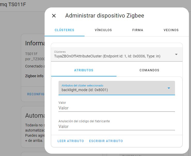 [Device Support Request] Missing backlight mode entity in ZHA for _TZ3000_hhiodade · Issue #2204 ...
