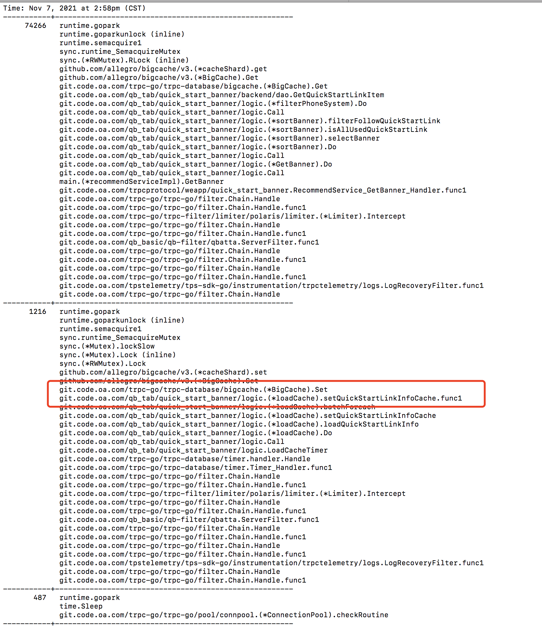 All bigcache.{Set\Get} is blocked while acquiring RWLock. · Issue #296 · allegro/bigcache · GitHub