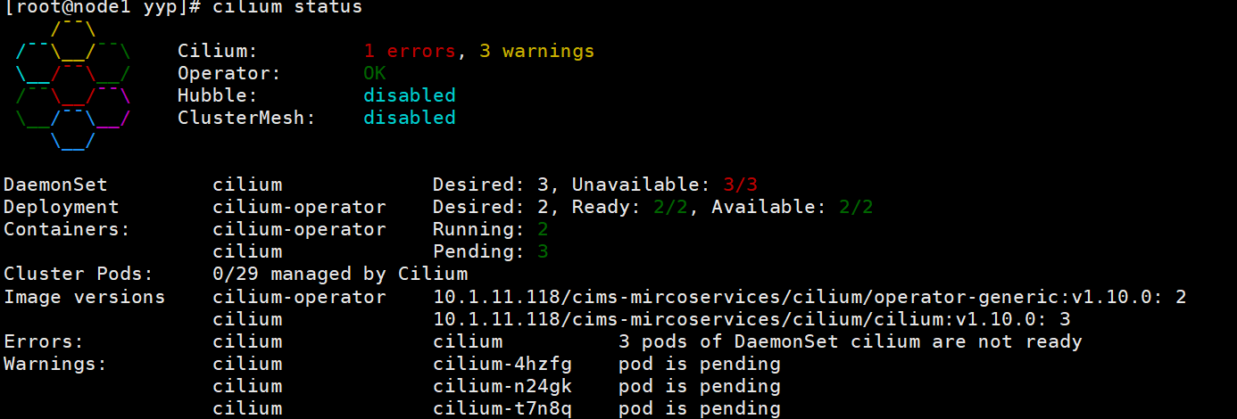 Install cilium version 1.10.0 with calico already installed in cluster. · Issue #18638 · cilium ...