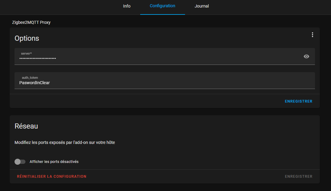 Zigbee2mqtt Proxy Ui The Token In Fulltext Mode But The Server Is 3508