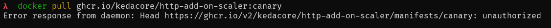 Cannot pull ghcr.io images · Issue #48 · kedacore/http-add-on · GitHub