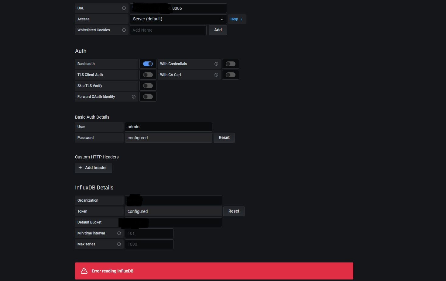 Not able to setup InfluxDB as a data source in Grafana Cloud Pro version · Issue #31380 ...