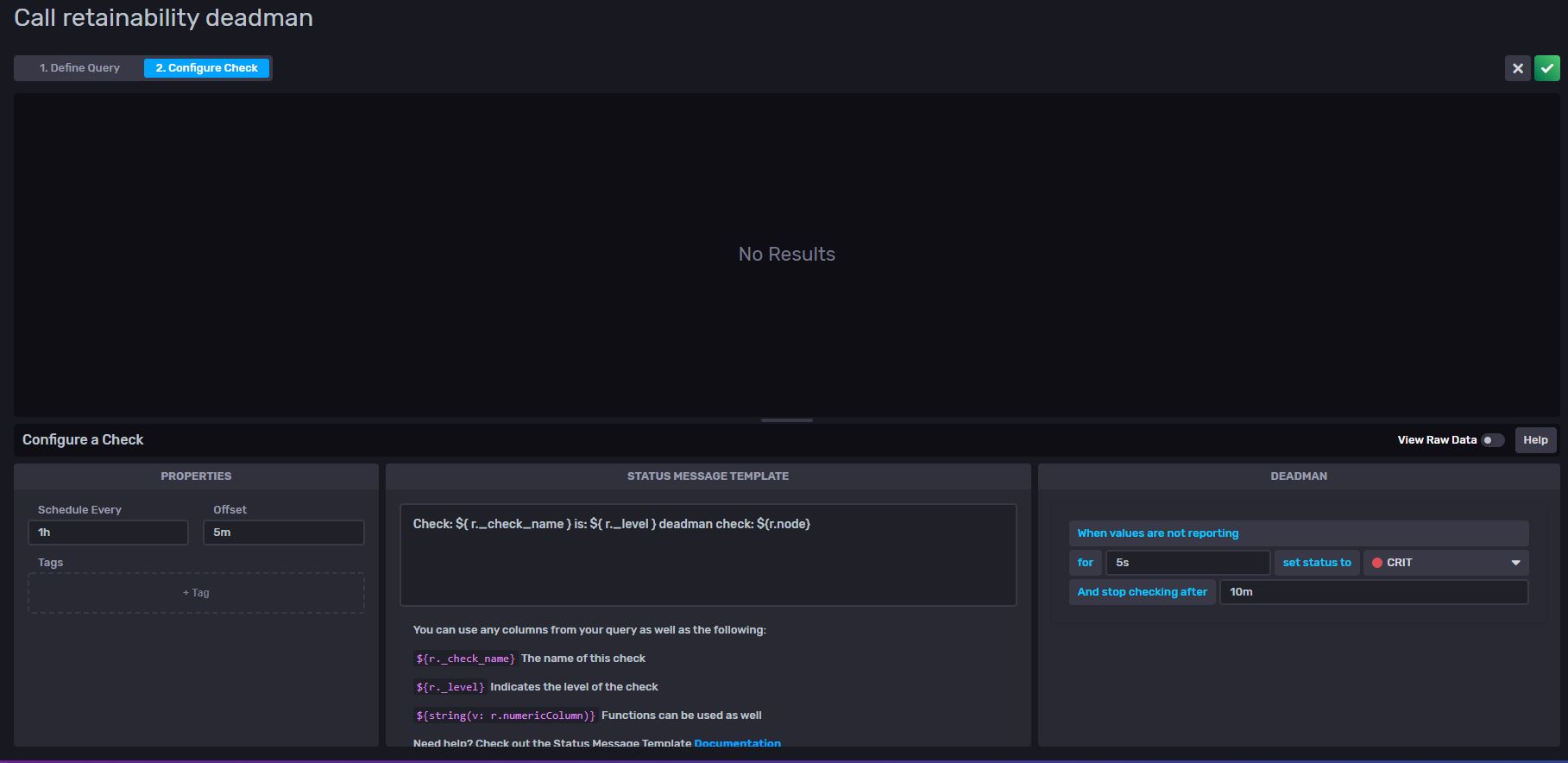 Deadman alert is not executing and not sending alerts to slack · Issue #21191 · influxdata ...