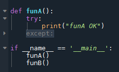 Code folding does not fold correctly when there is "except" · Issue ...
