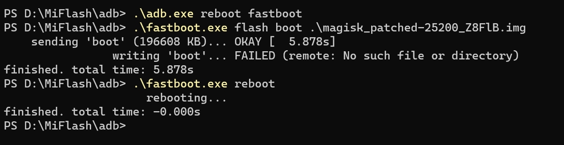 Xiaomi 11 can't flash patched img with Magisk v25.2 · Issue #6134 · topjohnwu/Magisk · GitHub