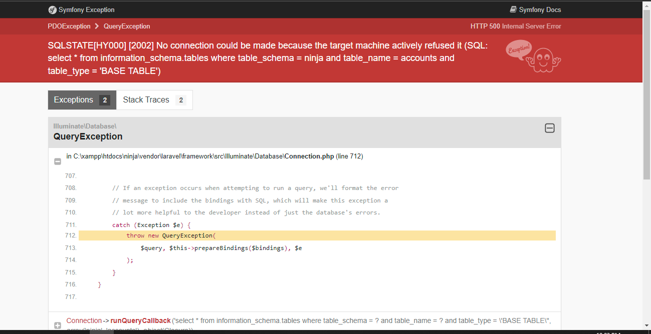 Not able to run · Issue #7321 · invoiceninja/invoiceninja · GitHub