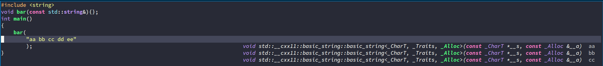 Funny index result on string. · Issue #306 · jacobdufault/cquery · GitHub