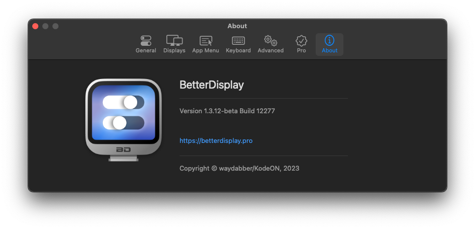 Settings Tab Icons Are Squeezed On Non Hidpi Displays · Issue 1371 · Waydabberbetterdisplay