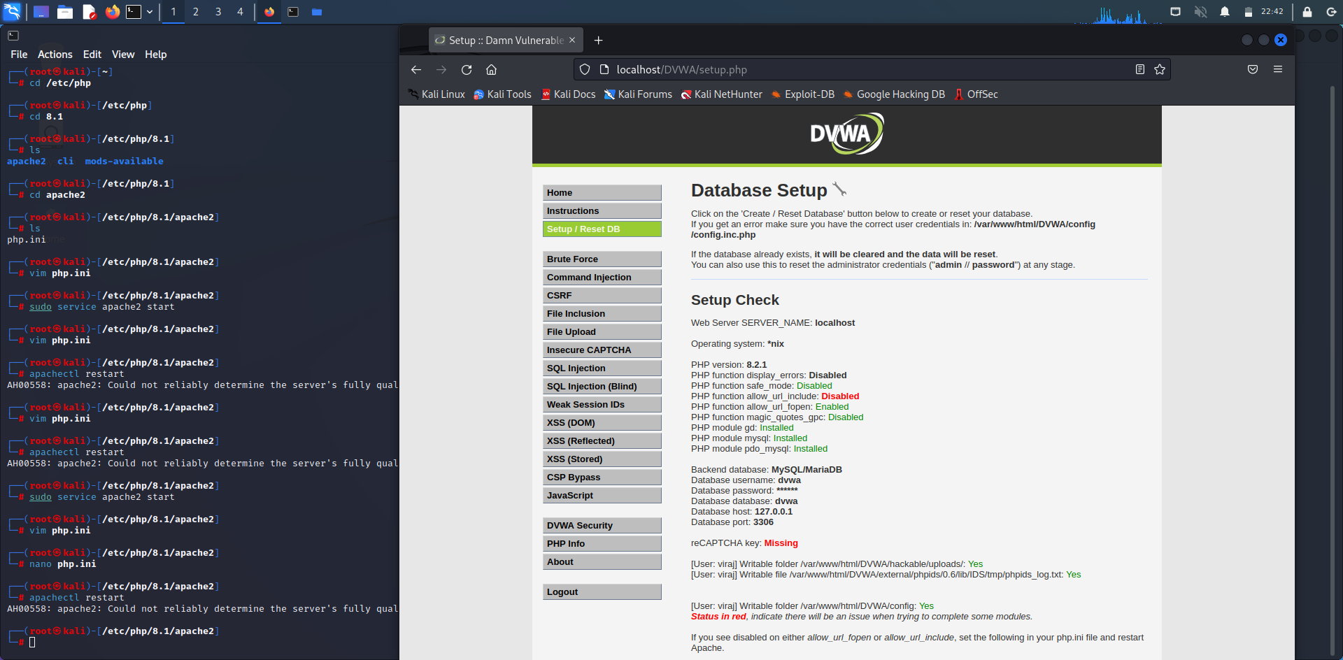 I did everything but still PHP Function allow_url_include: Disabled is ...