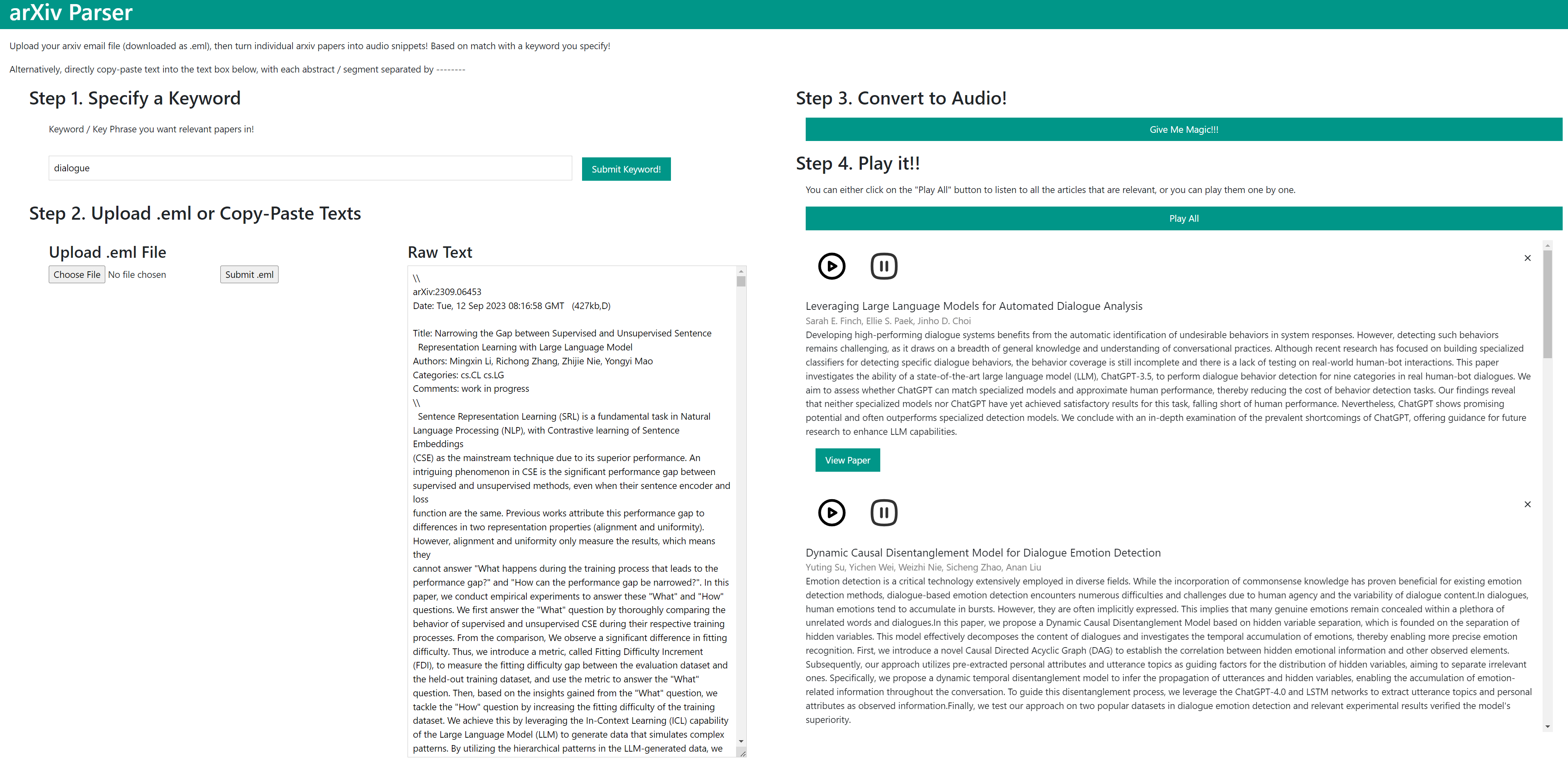 GitHub - siyan-sylvia-li/arxivParser
