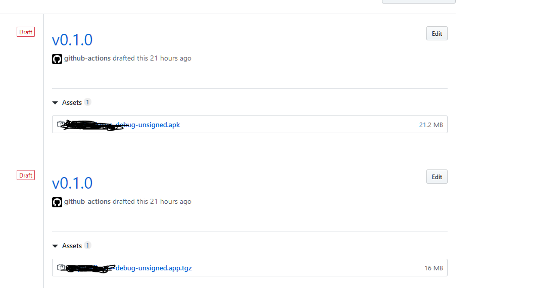 Merge two Github releases from build matrix output? · Issue #11 · softprops/action-gh-release ...