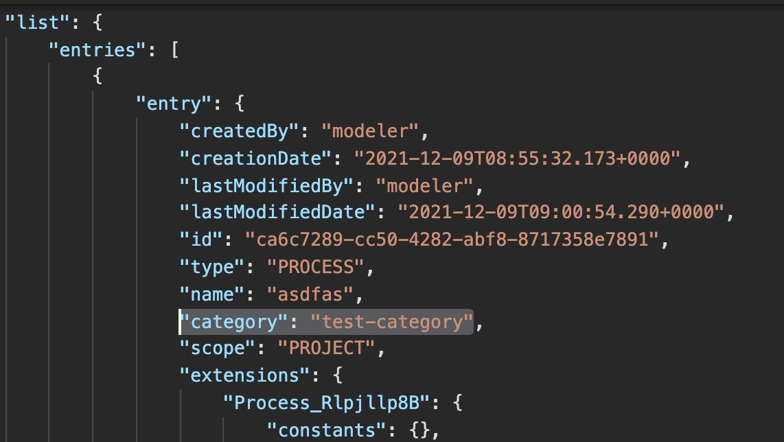 Add category field to process models · Issue #3765 · Activiti/Activiti · GitHub