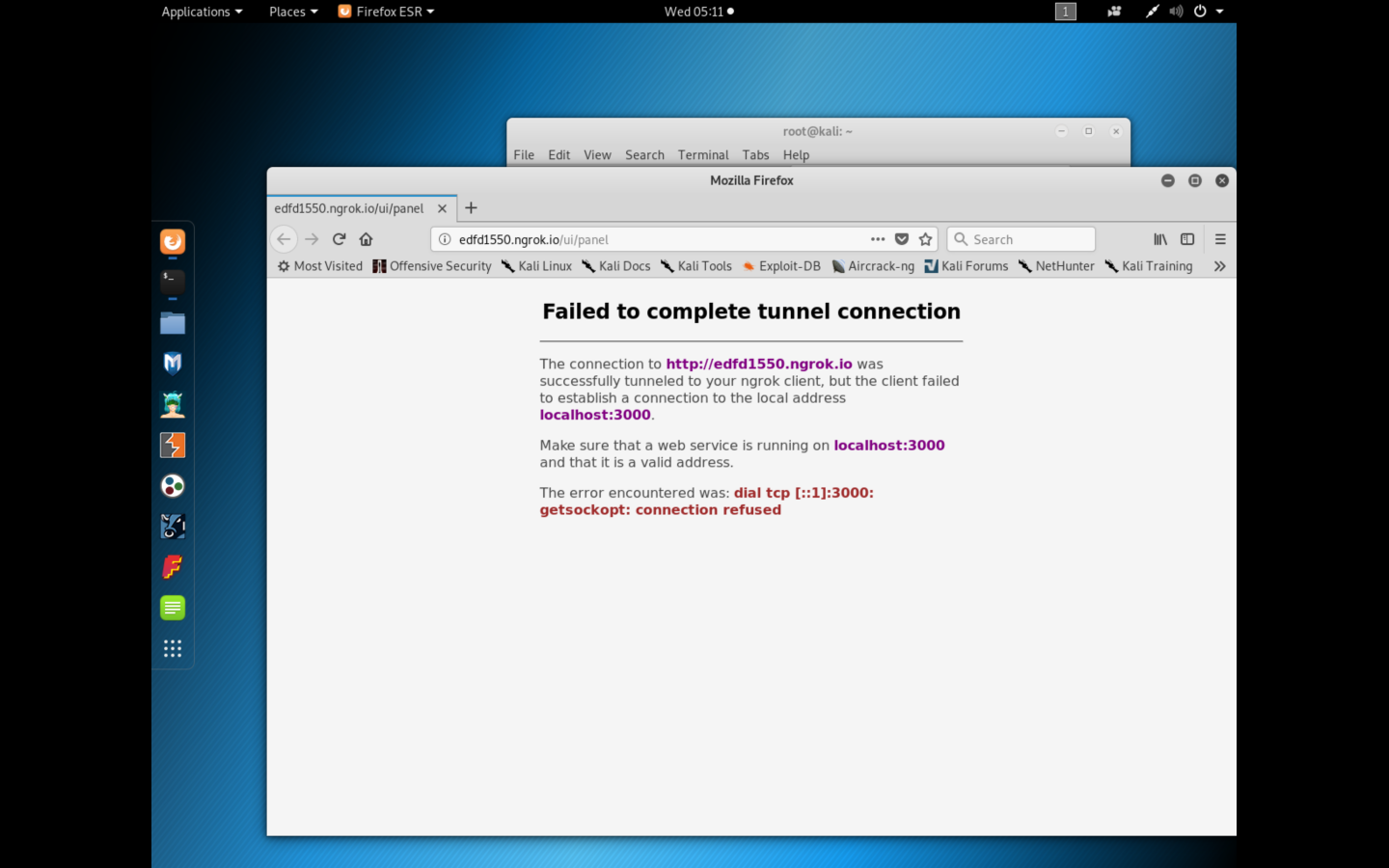 The error encountered was: dial tcp [::1]:3000: getsockopt: connection refused · Issue #5 ...