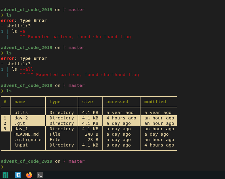 Numbers and arguments don show up on black terminal background · Issue #426 · nushell/nushell ...