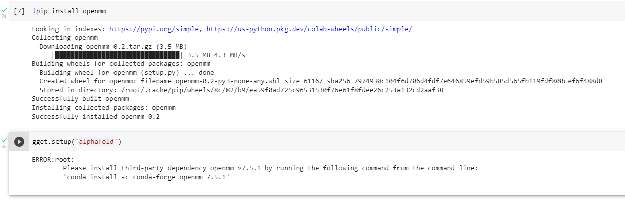 openmm=7.5.1 is no longer available from conda-forge. · Issue #37 · pachterlab/gget · GitHub
