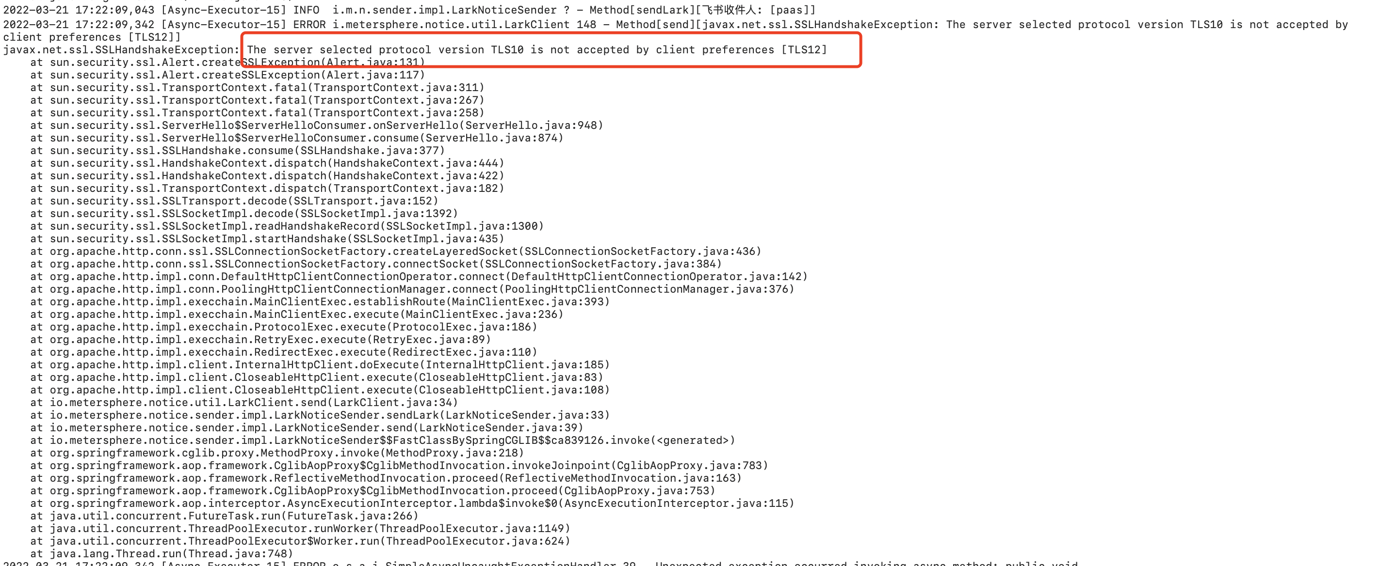 Bug 消息通知webhook对接飞书最新版本579，消息内容发不出去 · Issue 11719 · Meterspheremetersphere · Github 