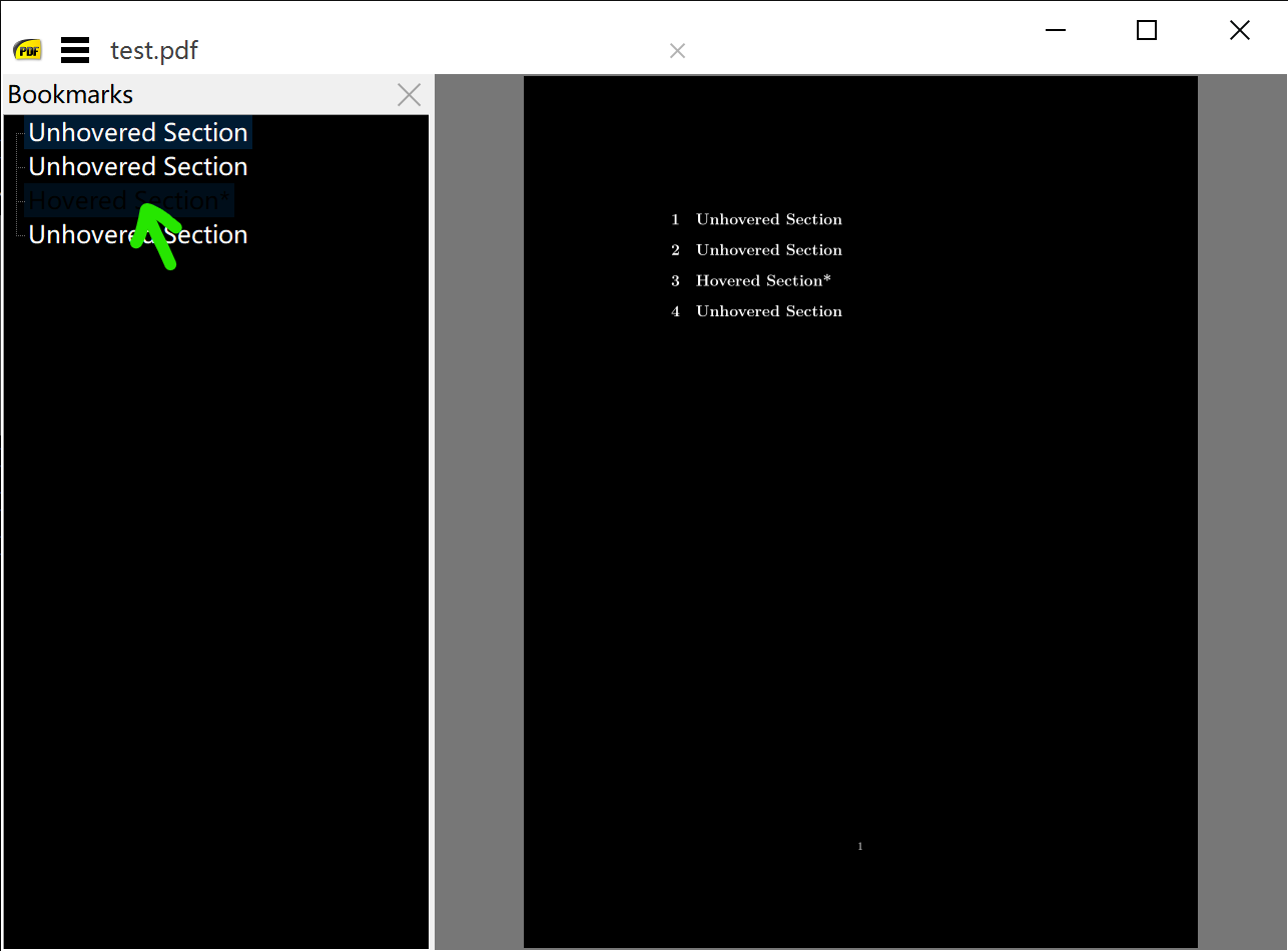Display of bookmarks appears abnormal in "black mode" · Issue #1904 · sumatrapdfreader ...