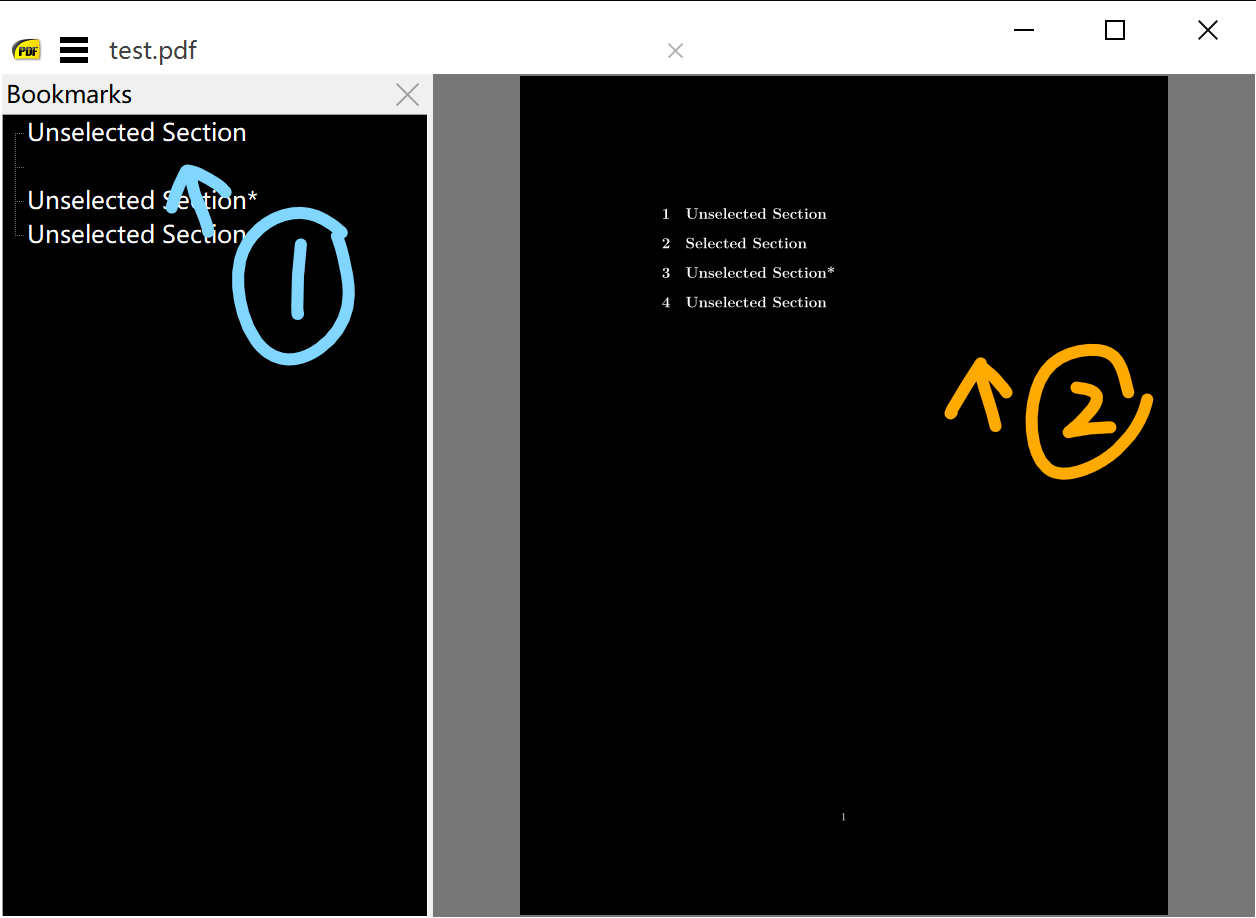 Display of bookmarks appears abnormal in "black mode" · Issue #1904 · sumatrapdfreader ...