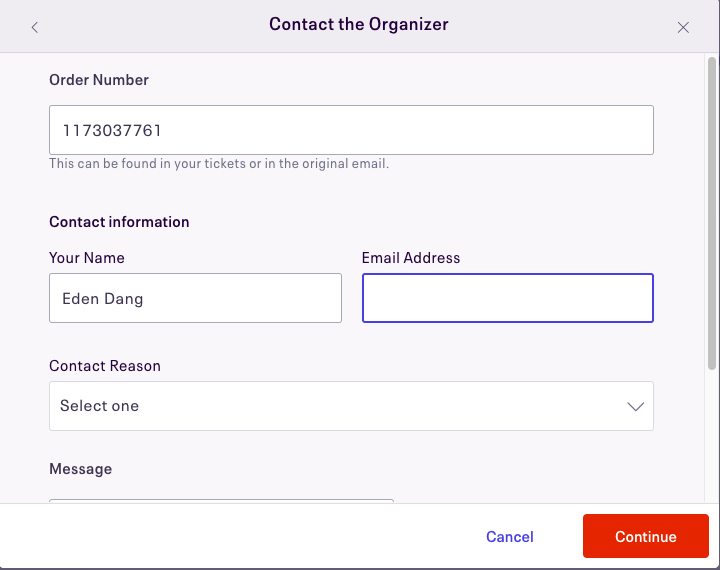 Implement Organizer Contact Form · Issue #4652 · fossasia/open-event-frontend · GitHub