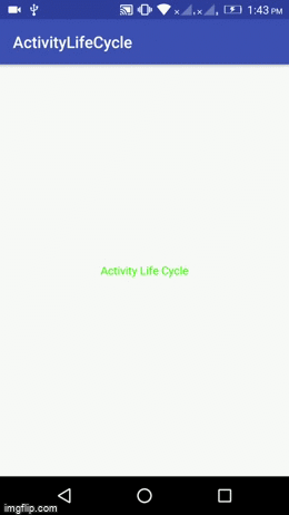GitHub - PSOjha/ActivityLifeCycle: Activity is one of the building blocks of Android OS. In ...