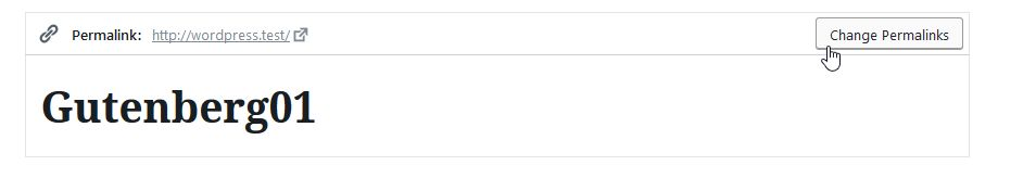 "Change Permalinks" instead of "Edit" button on Homepage · Issue #12498 · WordPress/gutenberg ...