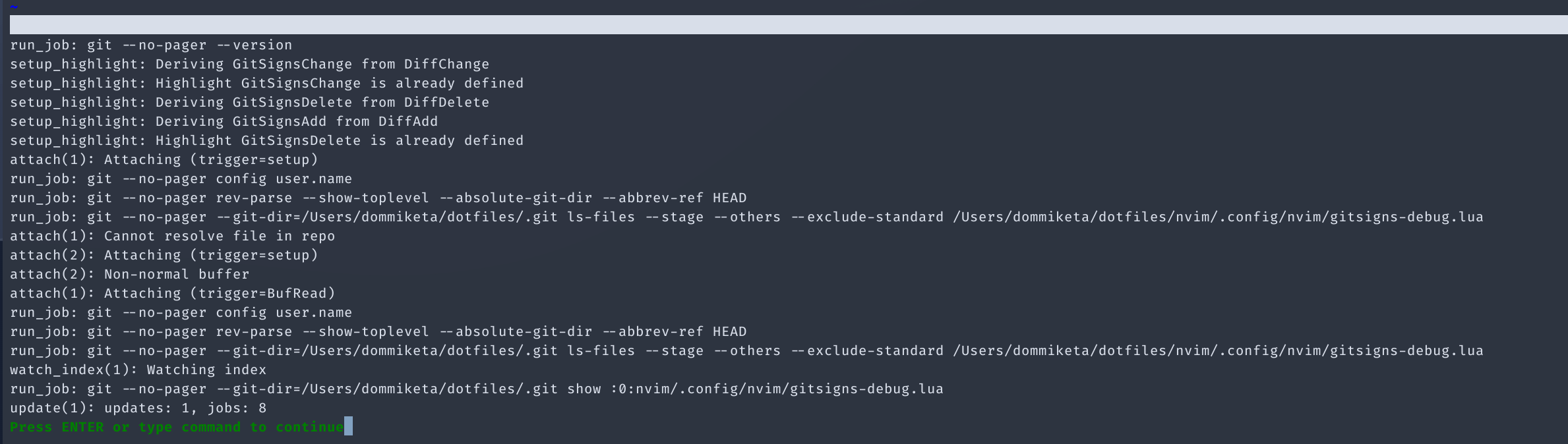 Not initiated when opening file directly · Issue #315 · lewis6991/gitsigns.nvim · GitHub