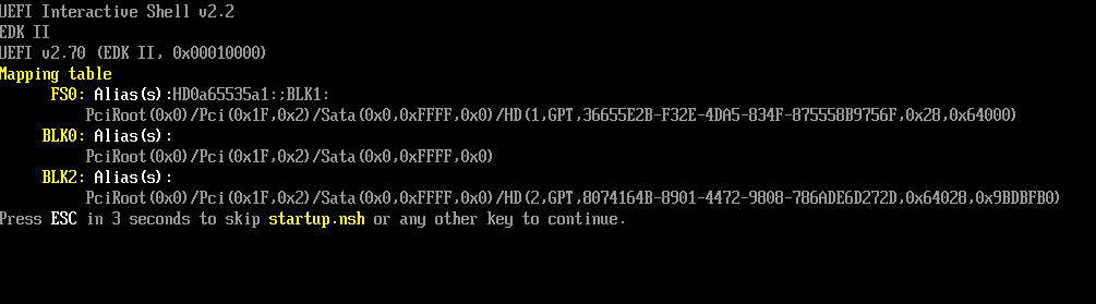 Stuck in the UEFI Interactive Shell · Issue #397 · myspaghetti/macos-virtualbox · GitHub