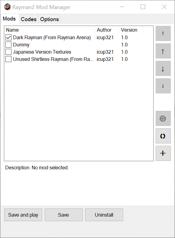 GitHub - kellsnc/Rayman2ModLoader: A Mod Loader for Rayman 2 based on ...