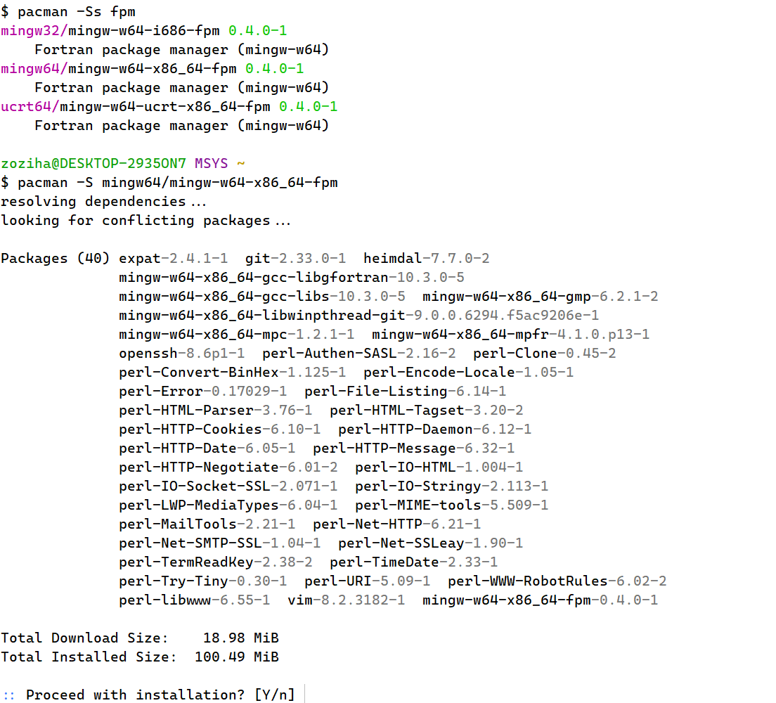 Packaging: submit fpm to MSYS2? · Issue #401 · fortran-lang/fpm · GitHub