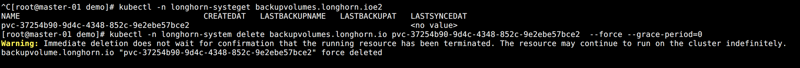 [BUG]This is a empty backup，but i canot delete。 · Issue #5643 · longhorn/longhorn · GitHub