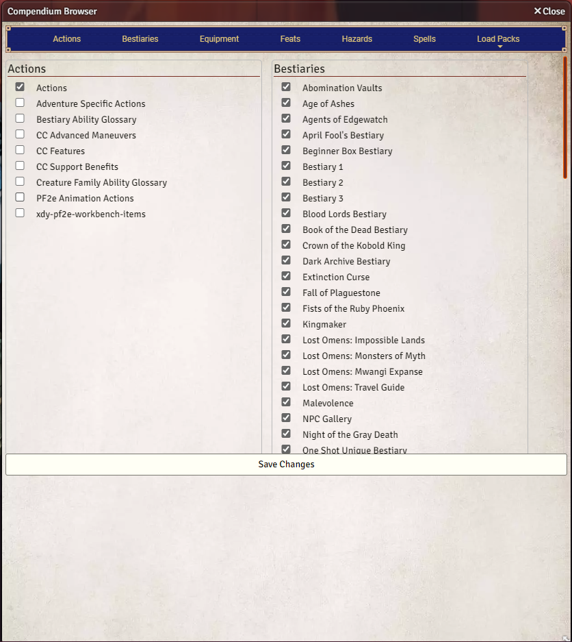 Expanded Compendium Browser Css Bug · Issue 5078 · Foundryvttpf2e · Github 