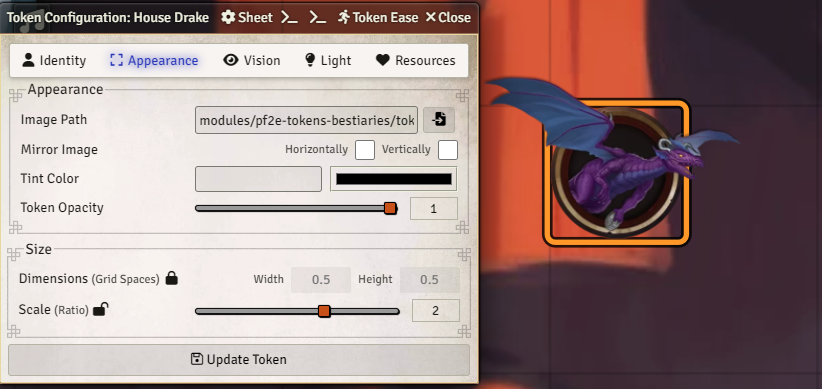 [Bug]: House Drake Scaling · Issue #245 · foundryvtt/foundryvtt-premium ...