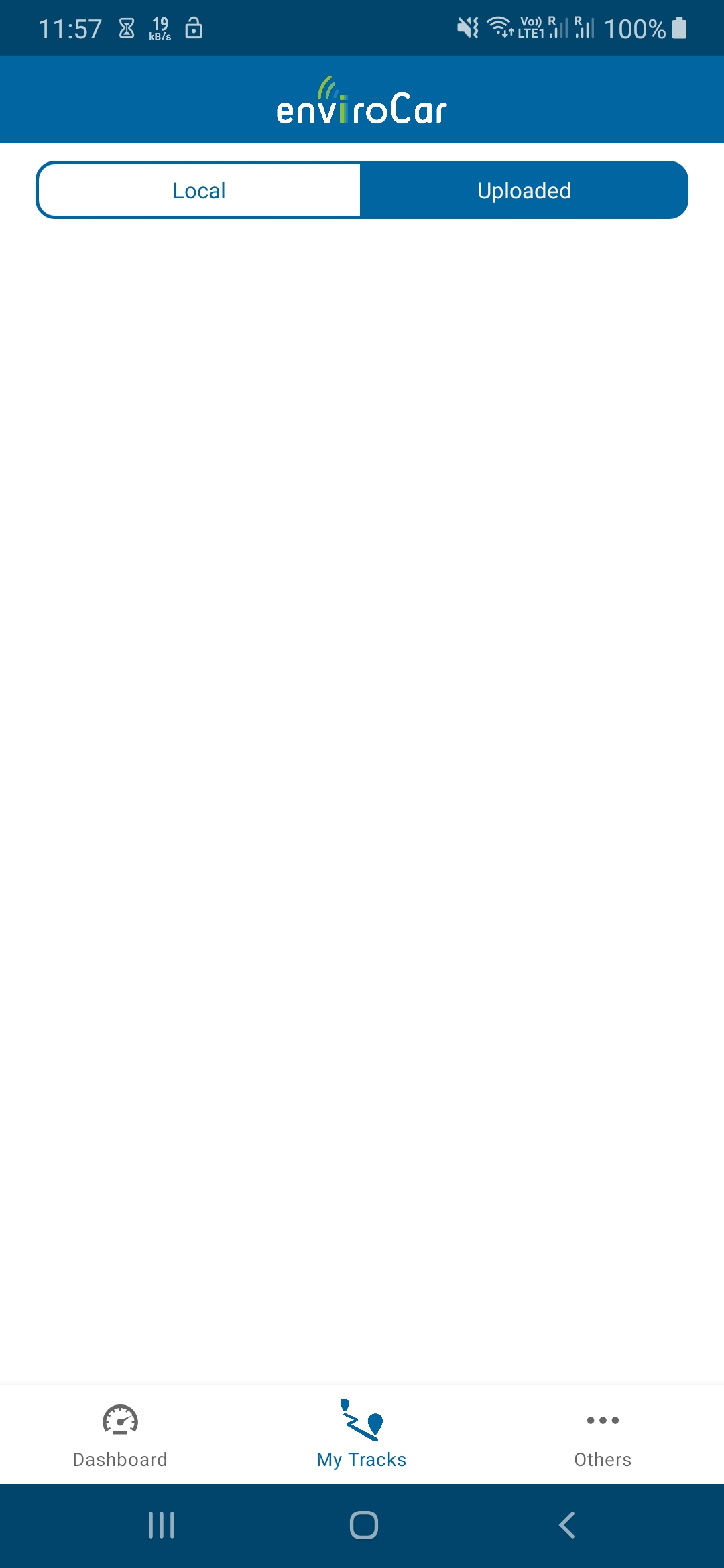Add A Place Holder Text When No Tracks Are Uploaded · Issue 454 · Envirocarenvirocar App · Github