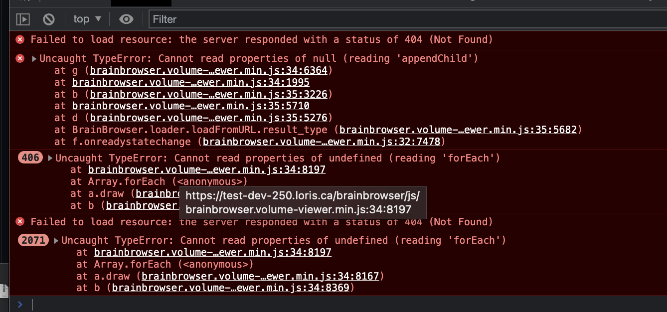 [Brainbrowser] Intermittent failures · Issue #8562 · aces/Loris · GitHub