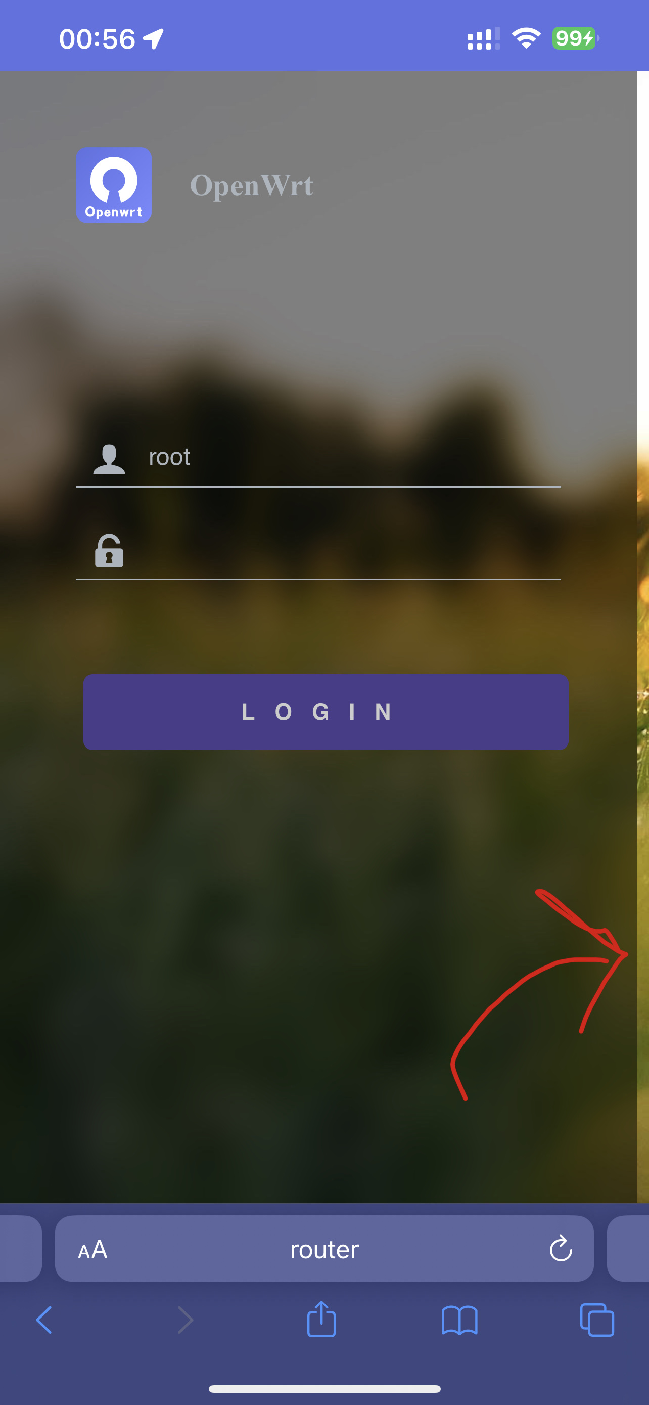Incorrect layout on mobile landscape log screen. · Issue #417 · jerrykuku/luci-theme-argon · GitHub