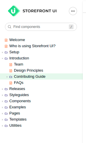 [FEATURE] clean up Storybook docs · Issue #1906 · vuestorefront/storefront-ui · GitHub