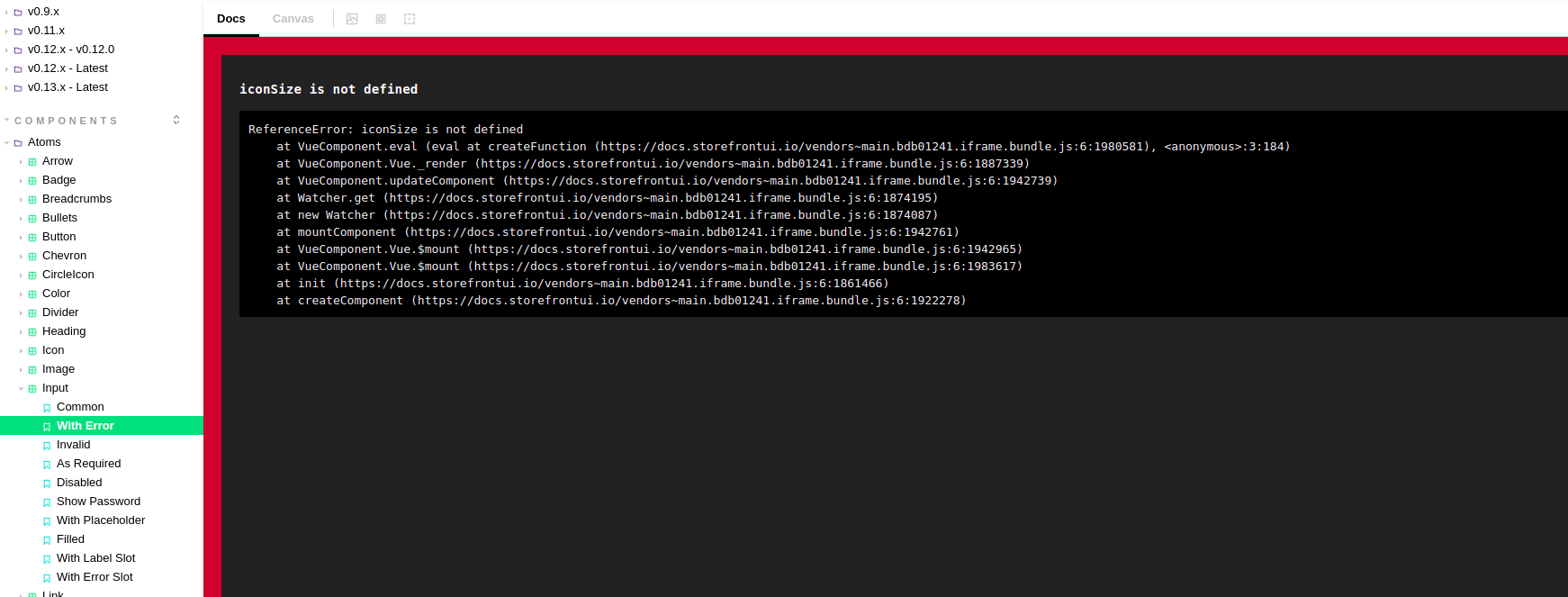 [BUG] SfInput storybook error · Issue #2356 · vuestorefront/storefront-ui · GitHub