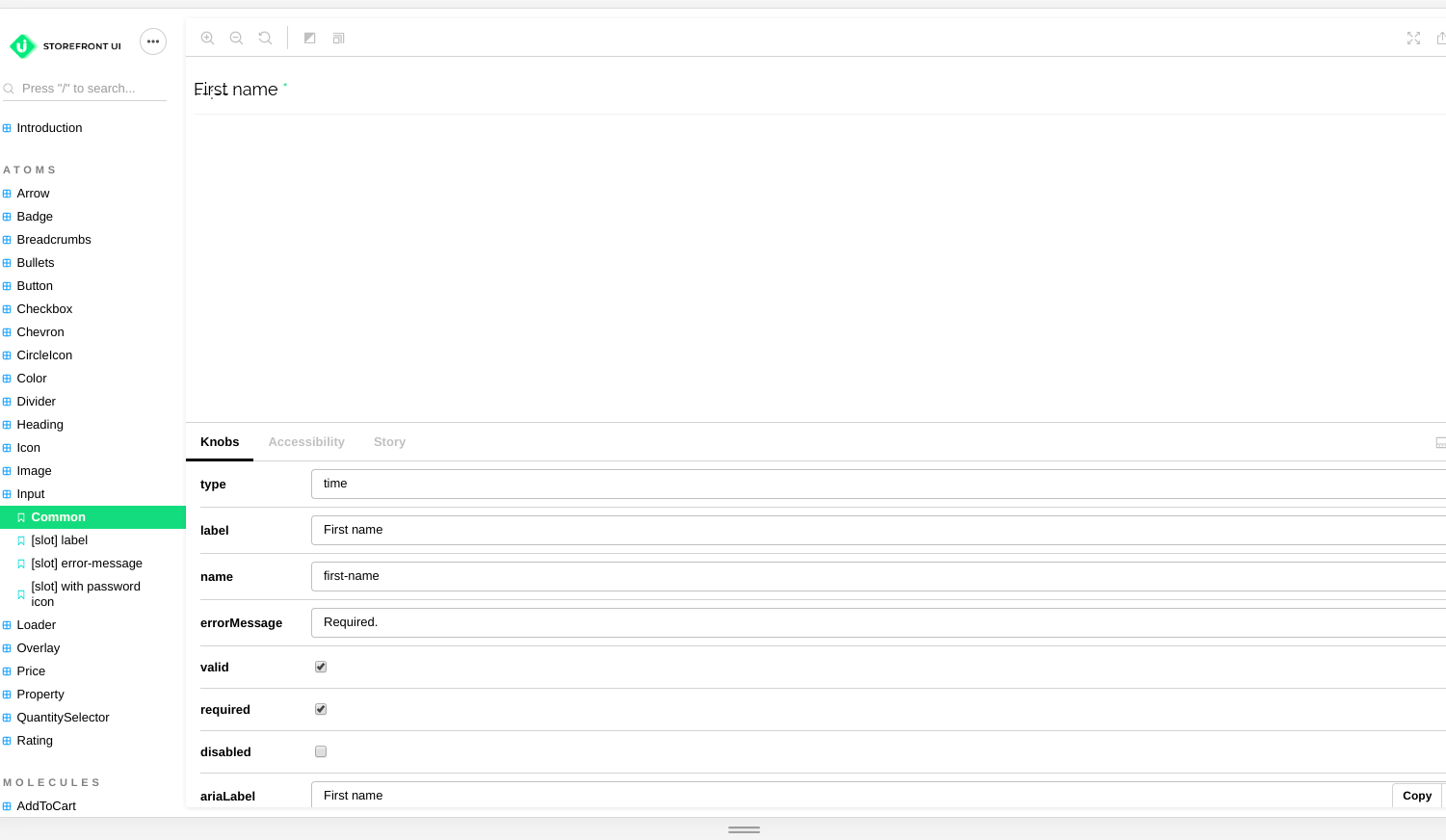Bug Sfinput Label Overlaps Input Time Date File Image · Issue 987 · Vuestorefront 