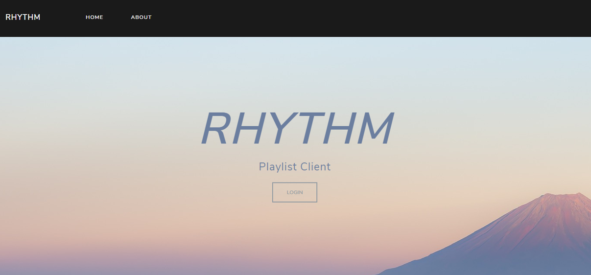 GitHub - ankita-mhatre/Rhythm-Playlist-Client: Application allows user to create and manage ...
