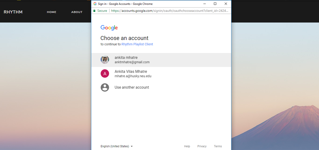 GitHub - ankita-mhatre/Rhythm-Playlist-Client: Application allows user to create and manage ...